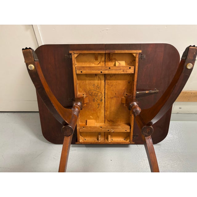 Mid 20th Century Duncan Phyfe Style Drop Leaf Table | Chairish