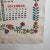 Beautiful Vintage 1969 Cloth Repeater Calendar | Chairish