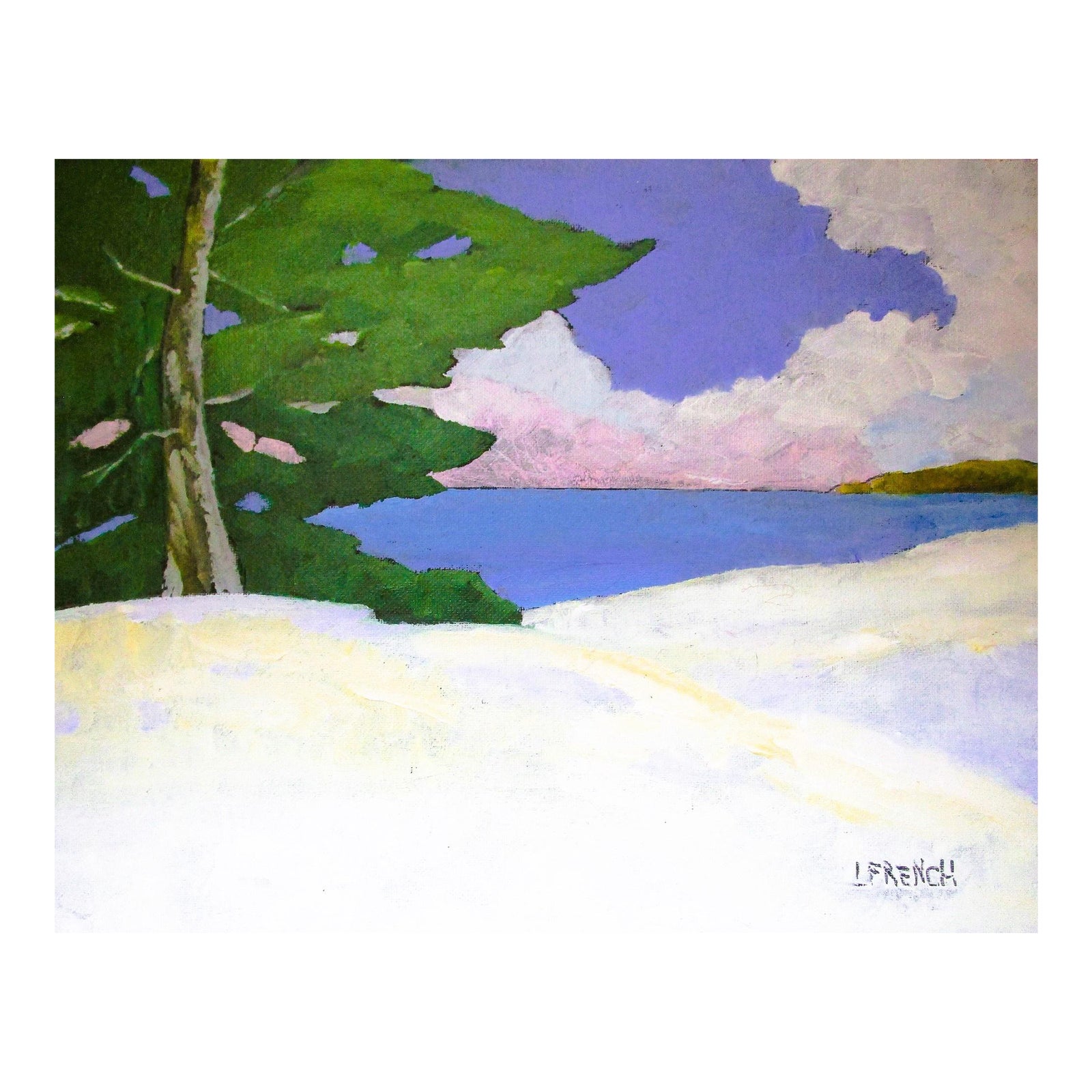 Monterey Bay Art Lynne French California Pacific Landscape Oil Painting ...