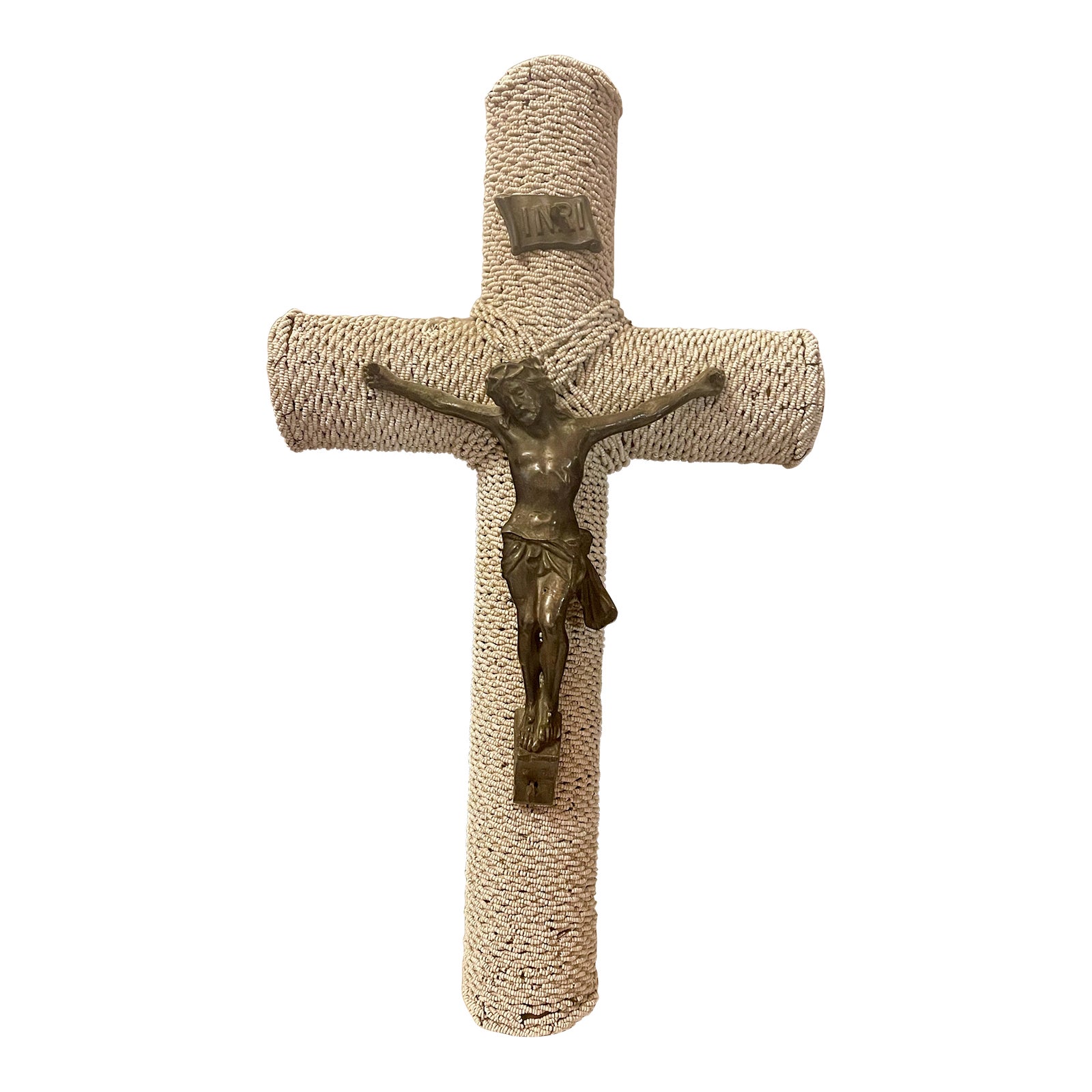 Early 20th Century Handmade Crucifix | Chairish
