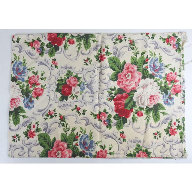 Vintage Cottage Rose Pillow Cover | Chairish