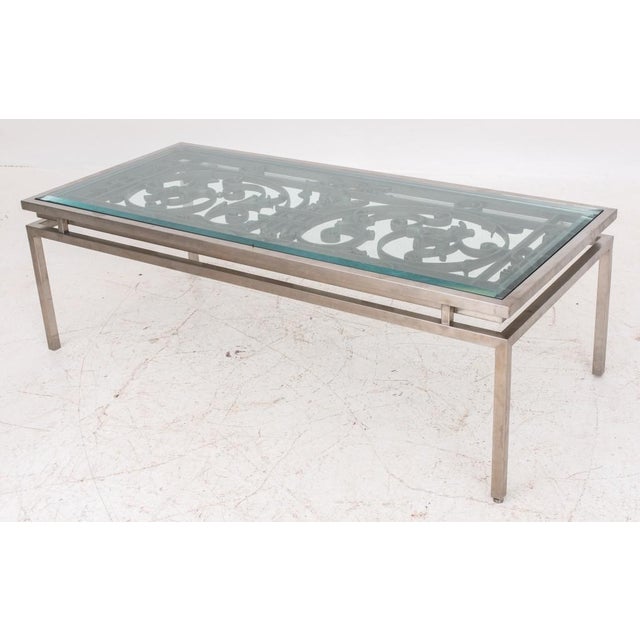 French Architectural Element Low Table | Chairish