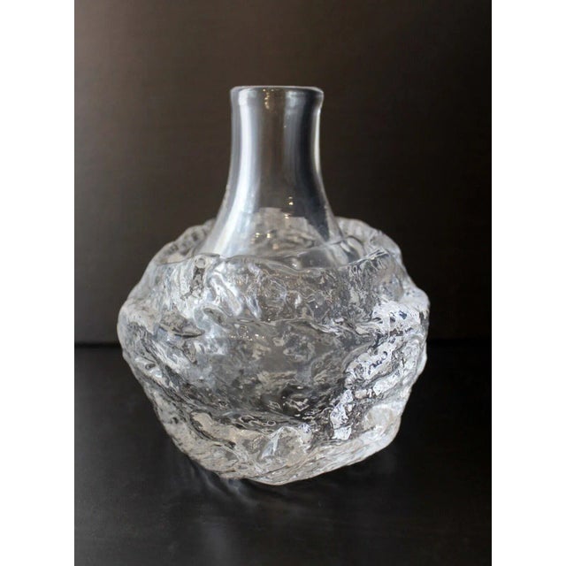 Late 20th Century Waarf Kosta Clear Glass Overlay Vessel | Chairish