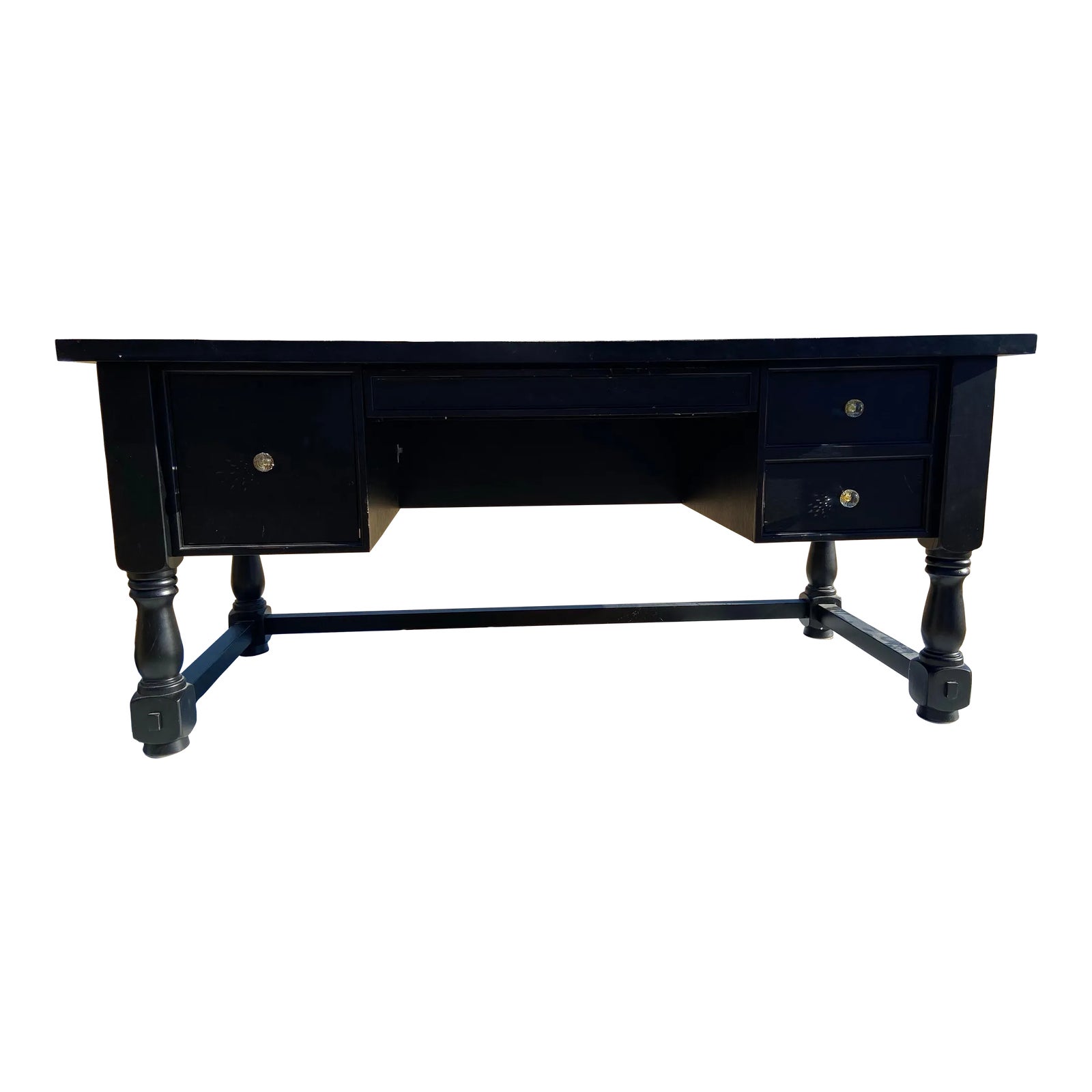 Vintage Pottery Barn Bedford Desk | Chairish
