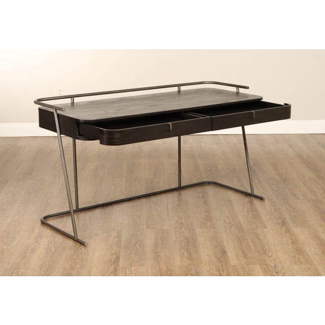 Safavieh Couture Ferrell Modern Industrial Wood And Steel Writing Desk ...