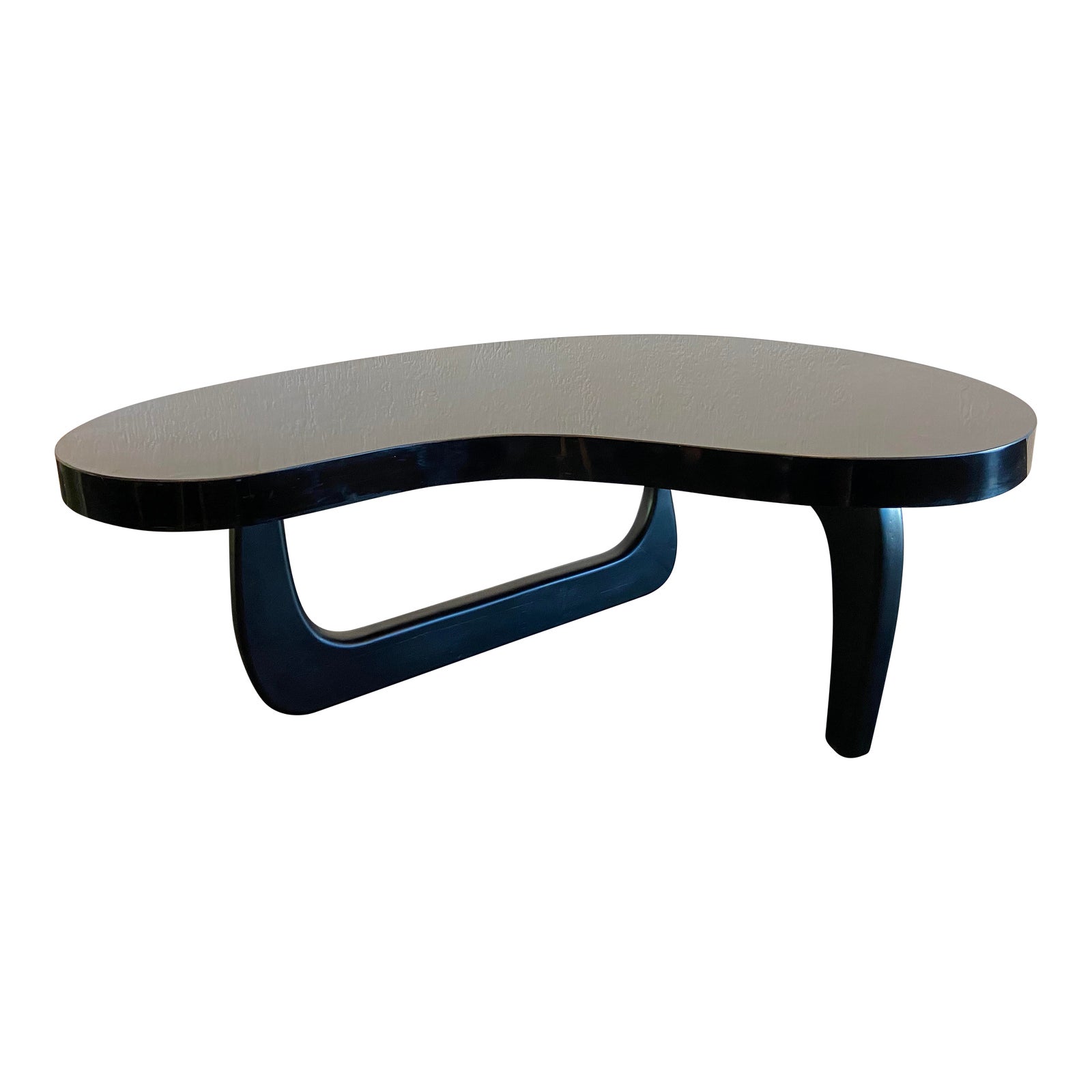 Isamu Noguchi Style Biomorphic Coffee Table | Chairish