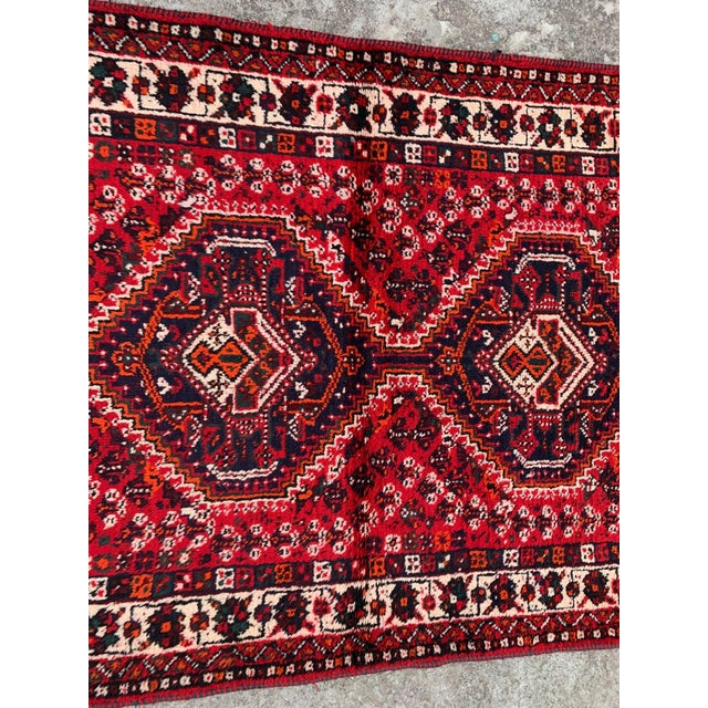 Beautiful Persian Style Handmade Authentic Area Rug | Chairish