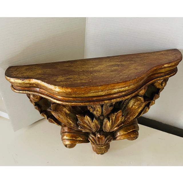 1970s Pair of Baroque Style Wall Brackets Sconces | Chairish