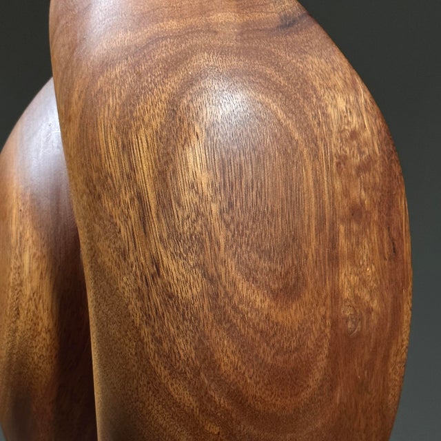 Vintage Abstract Biomorphic Mahogany Sculpture/Jb Blunk/Henry Moore ...