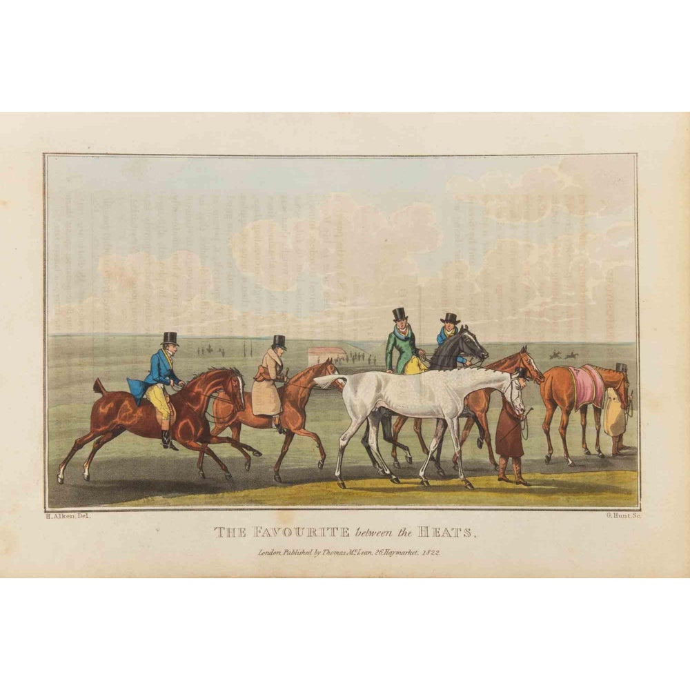 Henry Alken, The Favorite Between the Heats, Etching, 1822 | Chairish