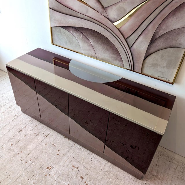Vintage Postmodern Lacquer Sideboard by F Hayman Chaffey for ...