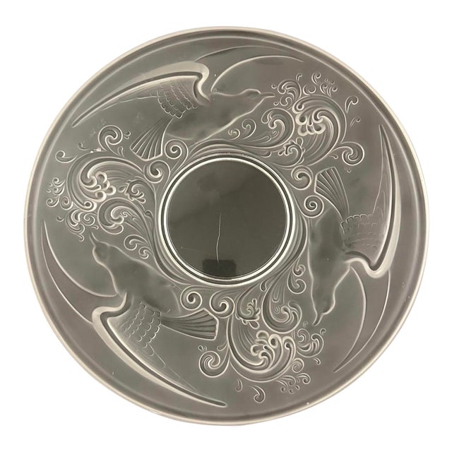 1930s Val St. Lambert Art Deco Gloucester Frosted Charger Platter ...