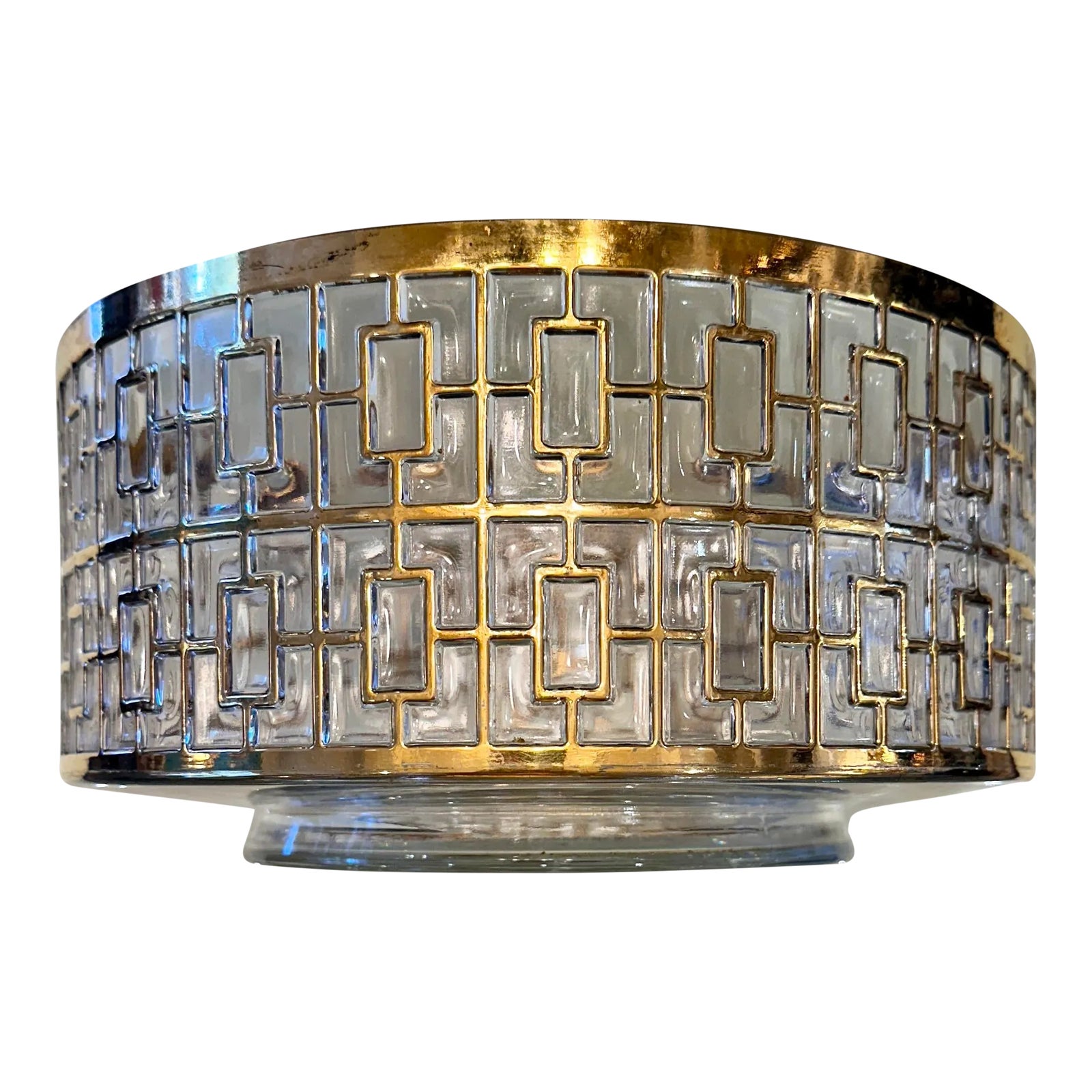 Vintage Shoji Large Hospitality Bowl by Imperial Glass Company | Chairish