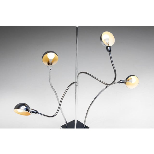 Hydra Floor Lamp attributed to Pierre Folie for Jacques Charpentier ...