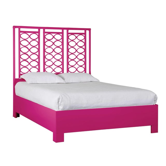 Infinity Bed Queen - Bright Pink | Chairish