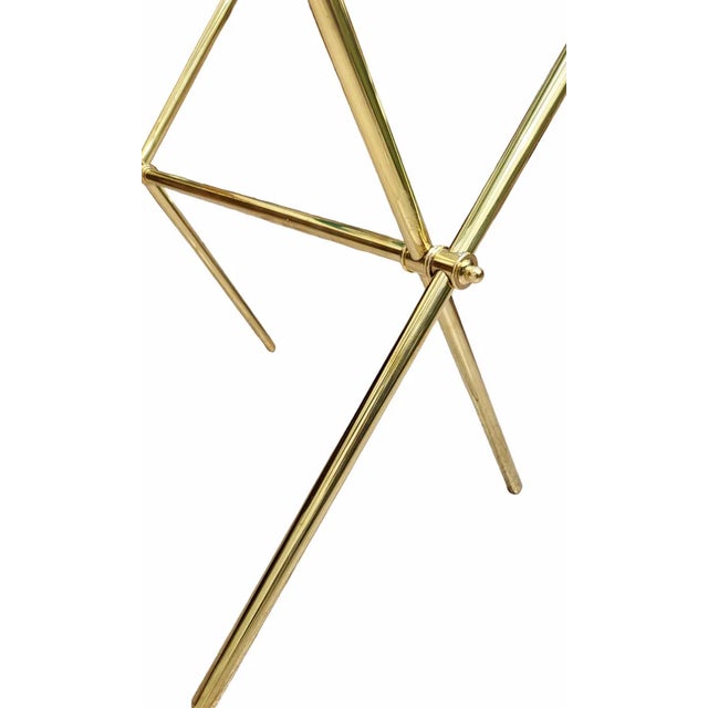 Vintage Brass Luggage Rack | Chairish