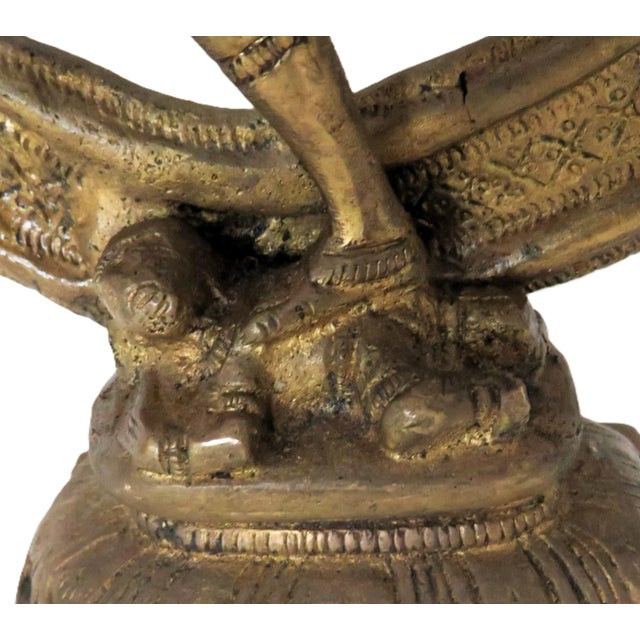 Vintage Four Armed Hindu God Dancing Lord Shiva Nataraja Statue | Chairish