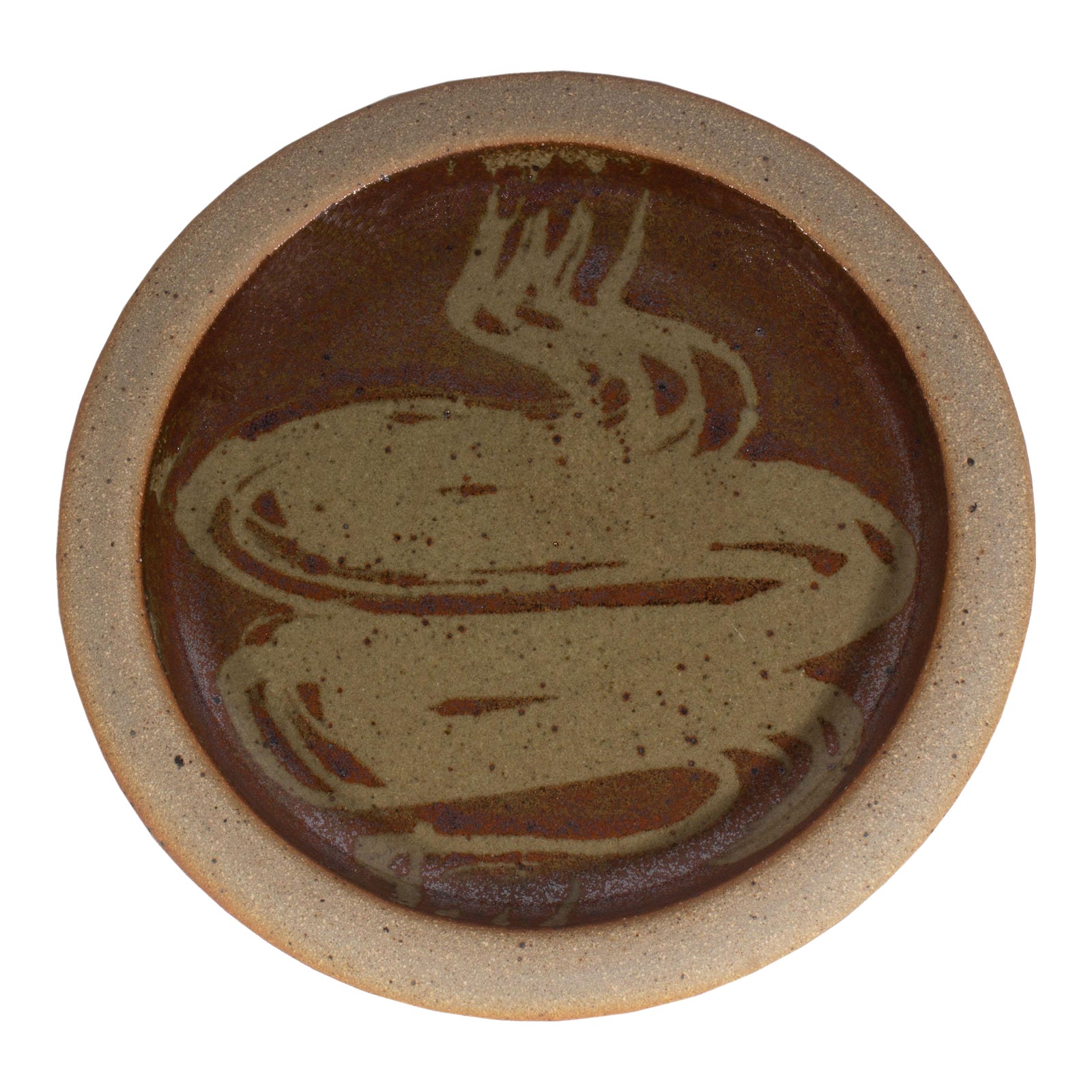 Muchelney John Leach Studio Pottery Stoneware Small Dish | Chairish