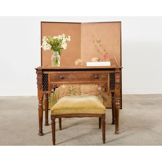 Japanese Showa Two Panel Screen Spring Flora and Fauna | Chairish