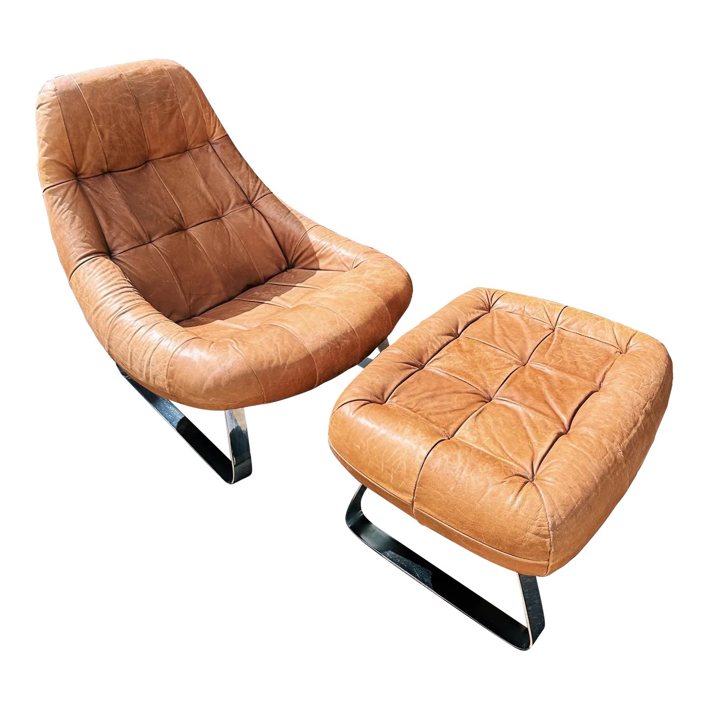 1970s Percival Lafer Mid Century Brazilian "Earth Chair" Set Armchair ...