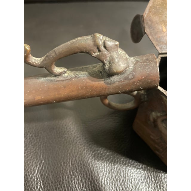 Antique Japanese Bronze Crane Sculptural Object With Handled Form ...