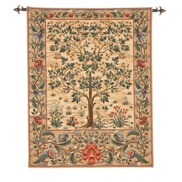 Tree of Life Light Loom Woven Tapestry Requires Rod Size 4 Chairish