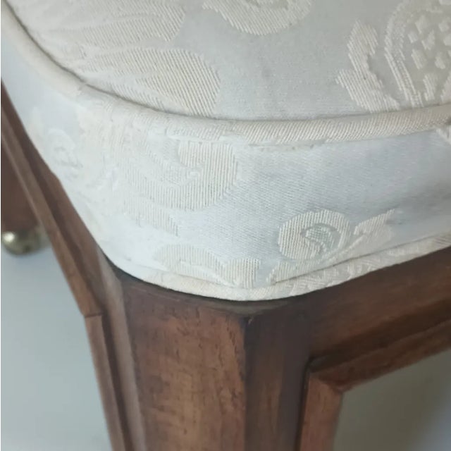 1960s Mid Century Oak Small Low Stools - Set of 2 | Chairish