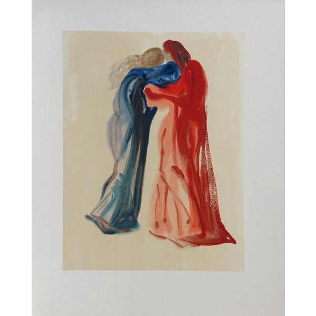 Salvador Dali, Dante et Béatrice, Etching | Chairish