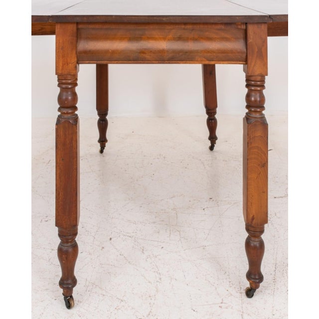 English Victorian Drop Leaf Dining Table, 19th C. | Chairish
