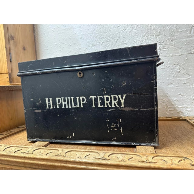 Antique English Deed Box | Chairish