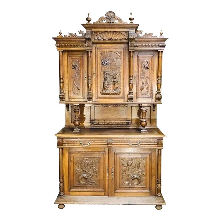 Late 1800s French Country Buffet Sideboard | Chairish
