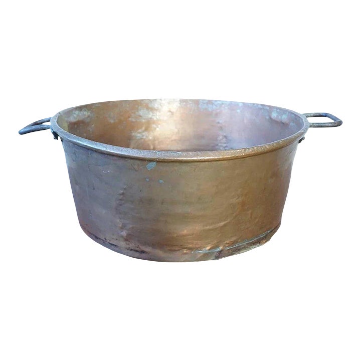 American Copper Two-handle Cooking Pot | Chairish