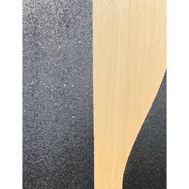 Original Glitter Black Modern Painting by Tony Curry | Chairish