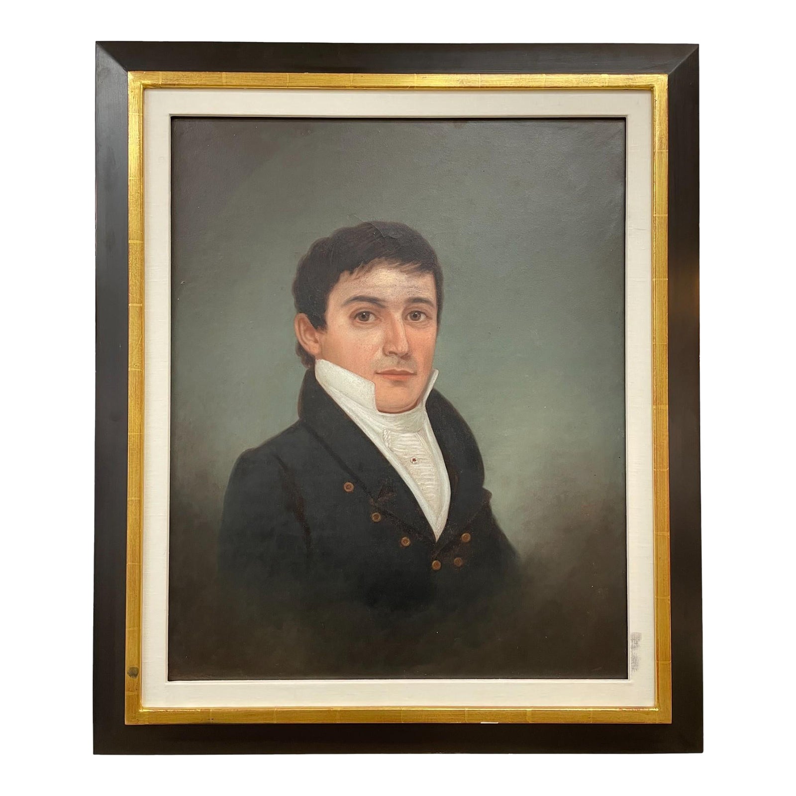 Early 19th Century American Federal Gentleman Portrait Oil Painting ...
