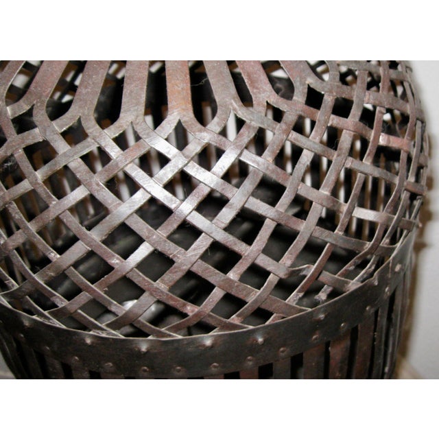 Medieval Gothic Style Iron Bird Cage With Latticework Dome | Chairish