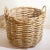 Vintage French Rustic Large Wicker Woven Log Basket Country House ...