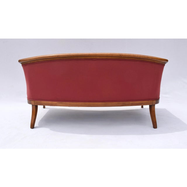 French Directoire Style Sofa in Cherrywood | Chairish
