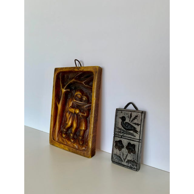 Vintage German Wax Wall Art - Set of 2 | Chairish