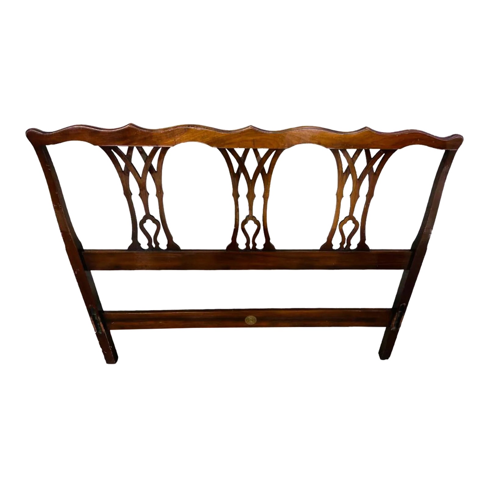 Kindel Grand Rapids Oxford Chippendale Full Size Headboard - Solid ...