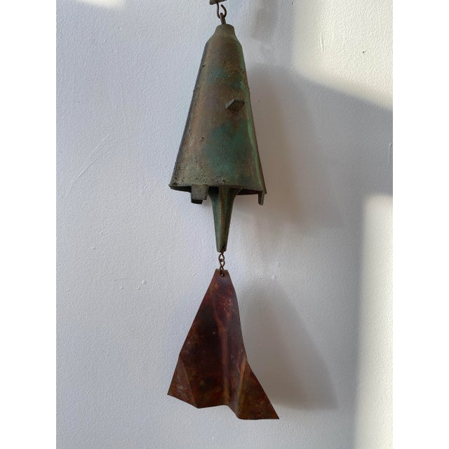 Rare Vintage Sand-Cast Bronze Paolo Soleri Wind Bell With Exaggerated ...