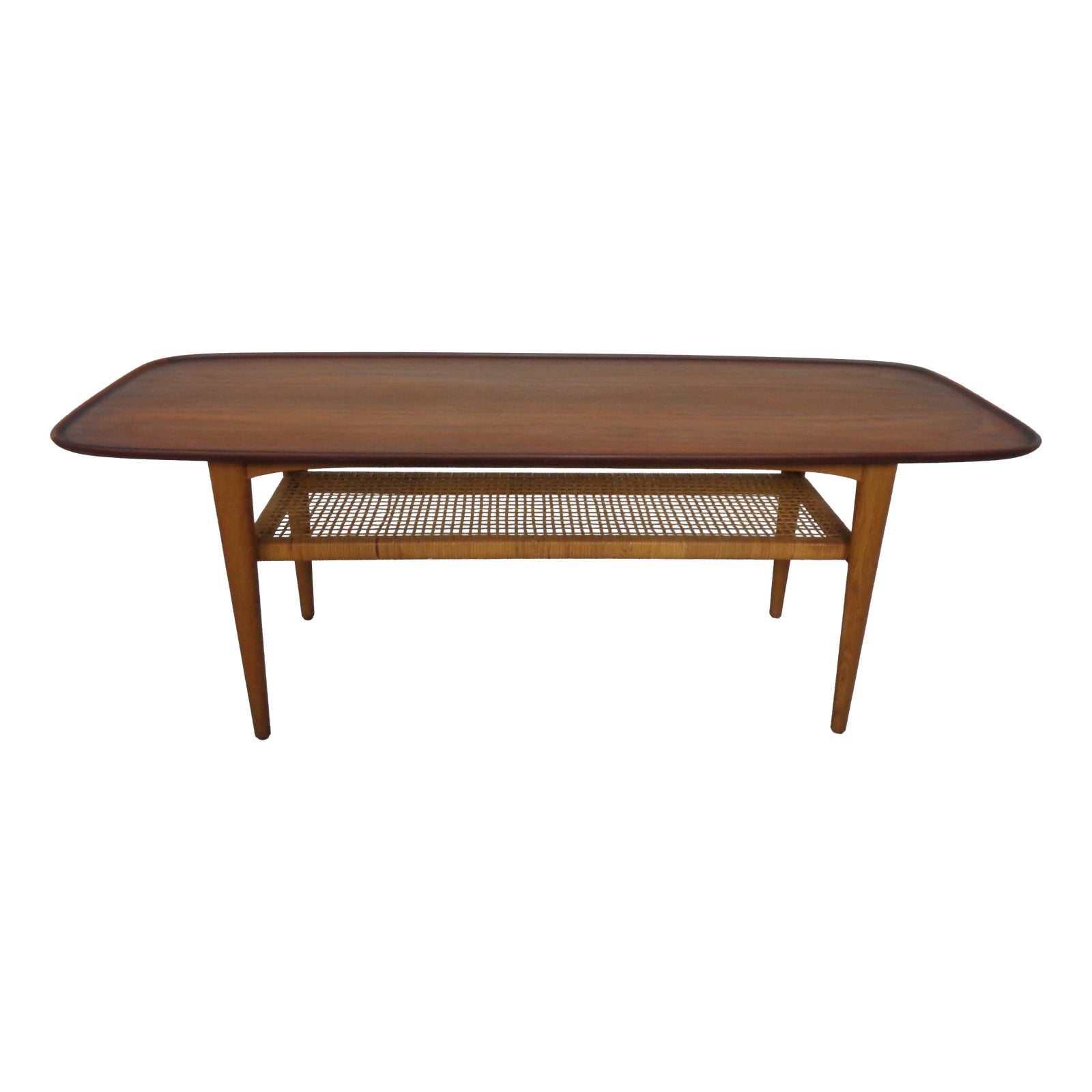 Teak and Oak Coffee Table from Børge Mogensen, Denmark, 1950s | Chairish