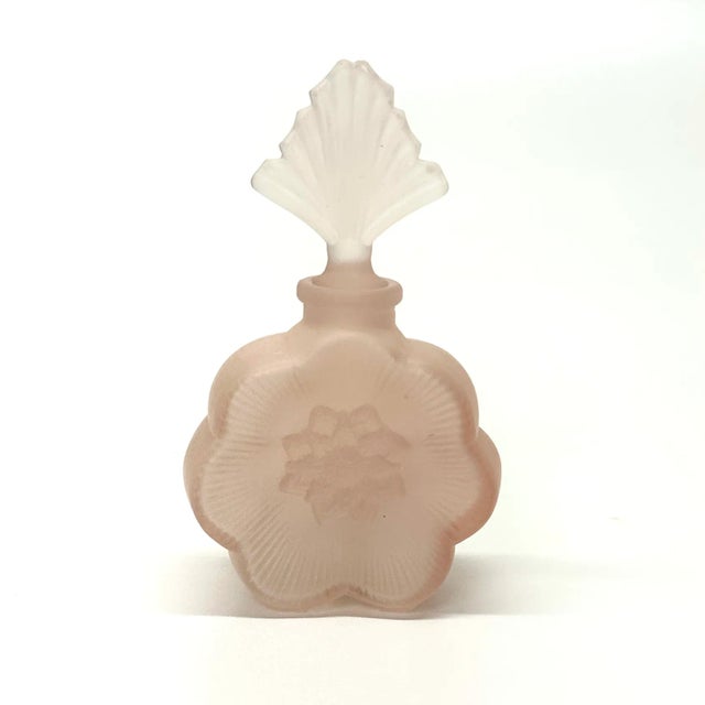 Mid 20th Century Mixed Pastel Frosted Glass Perfume Bottle Curation ...