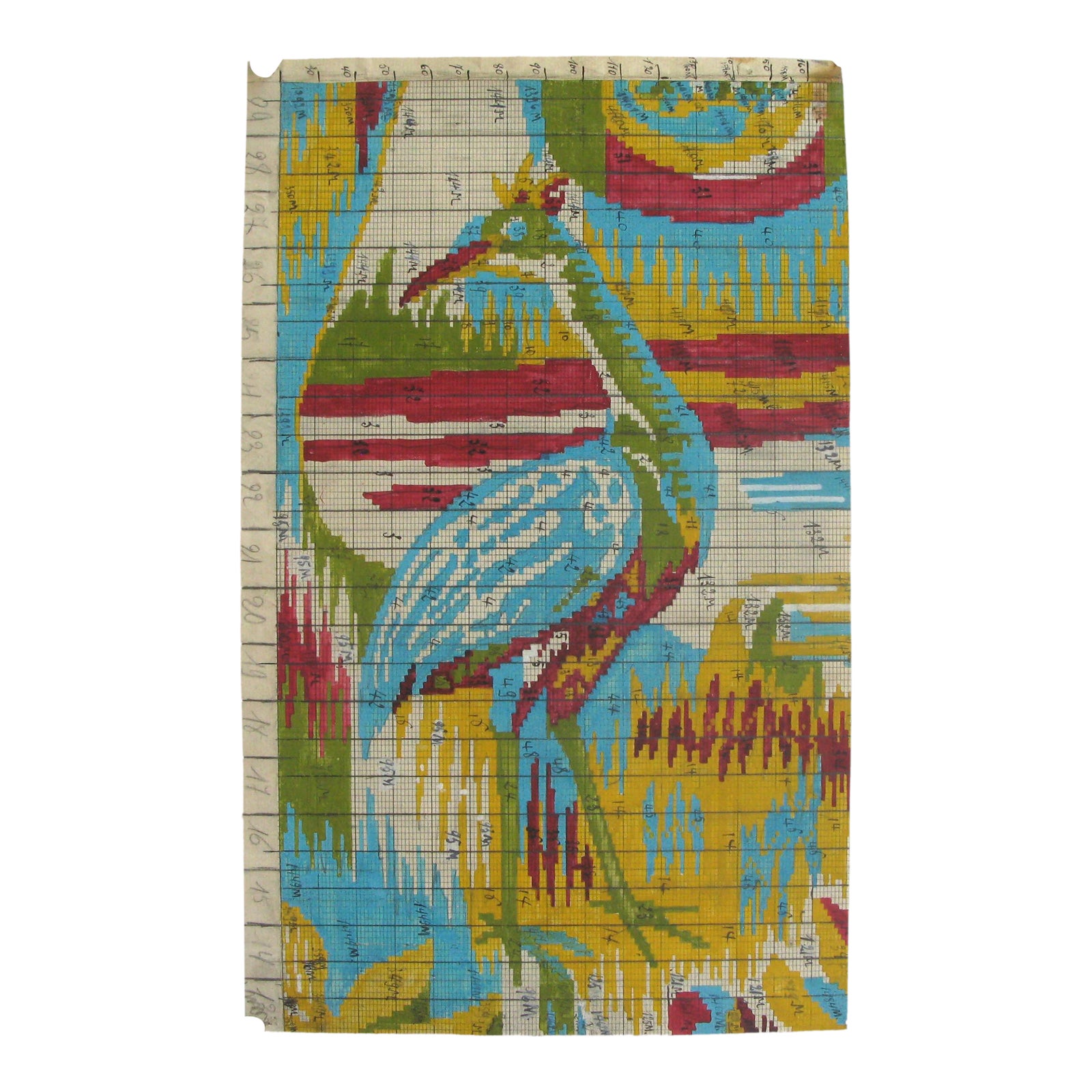 1920s Antique Textile Design | Chairish