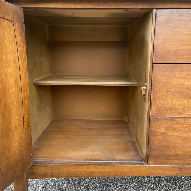 Mid Century Modern Broyhill Emphasis Collection Walnut 3 Drawer Lowboy ...