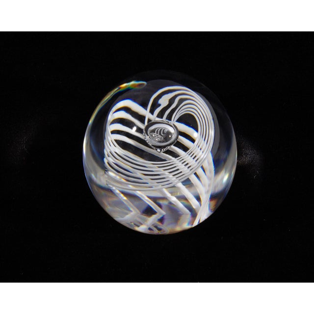 Steuben Glass Twist Paperweight | Chairish