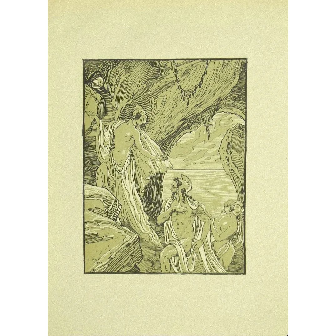 Ferdinand Bac, Ulysses and the Sorceres, Original Lithograph, 1922 ...