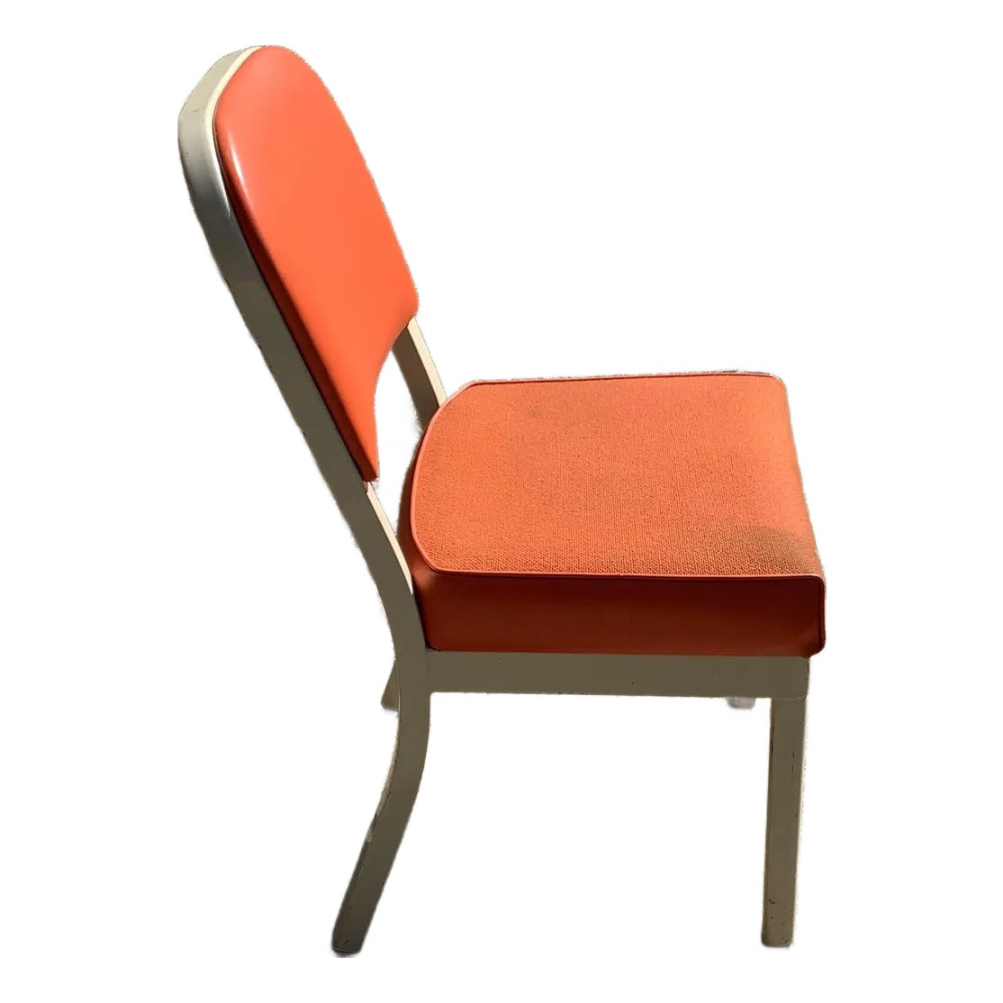 1970s Vintage Burnt Orange Steel Office Chair by Harter Corporation ...