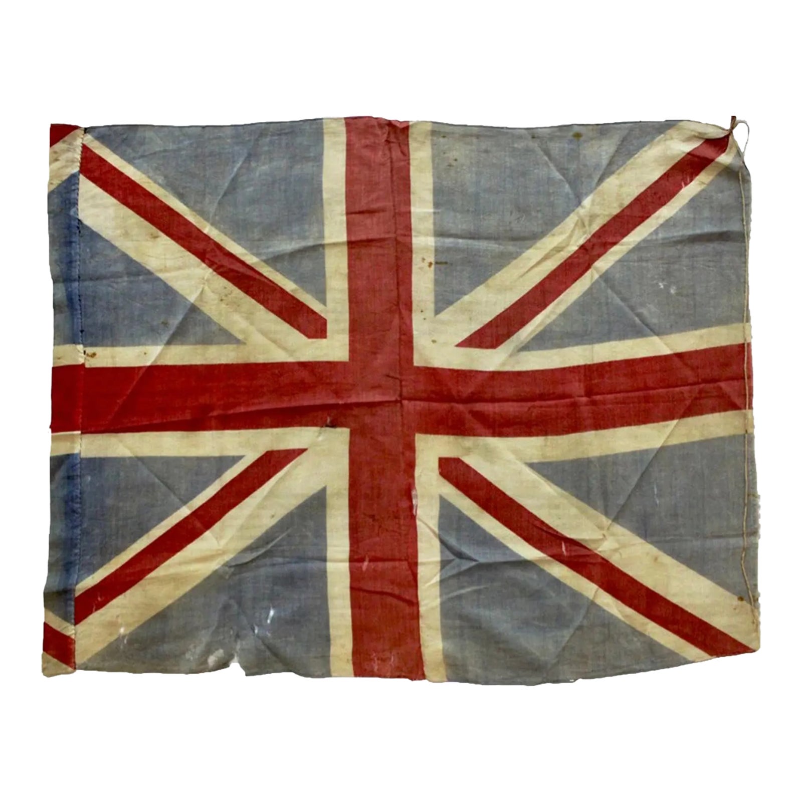 WWI Union Jack Silk Flag, Circa 1918 | Chairish