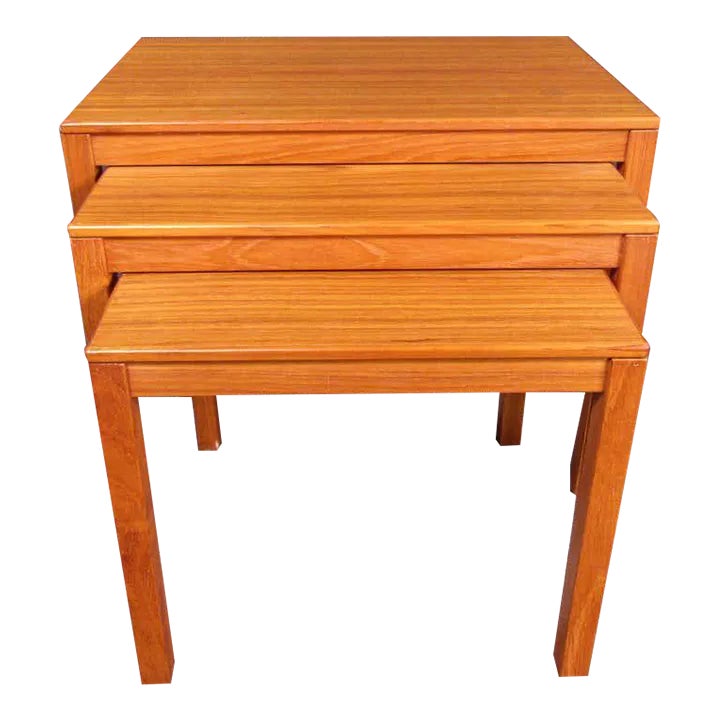 Danish Nesting Tables | Chairish
