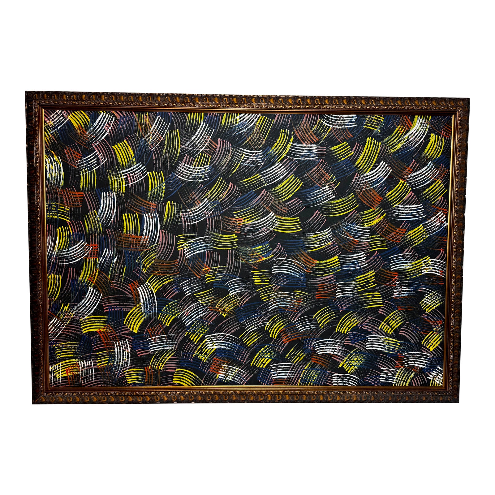 Australian Fire Dreaming c.2005 – Monumental Painting by Jean Hudson ...